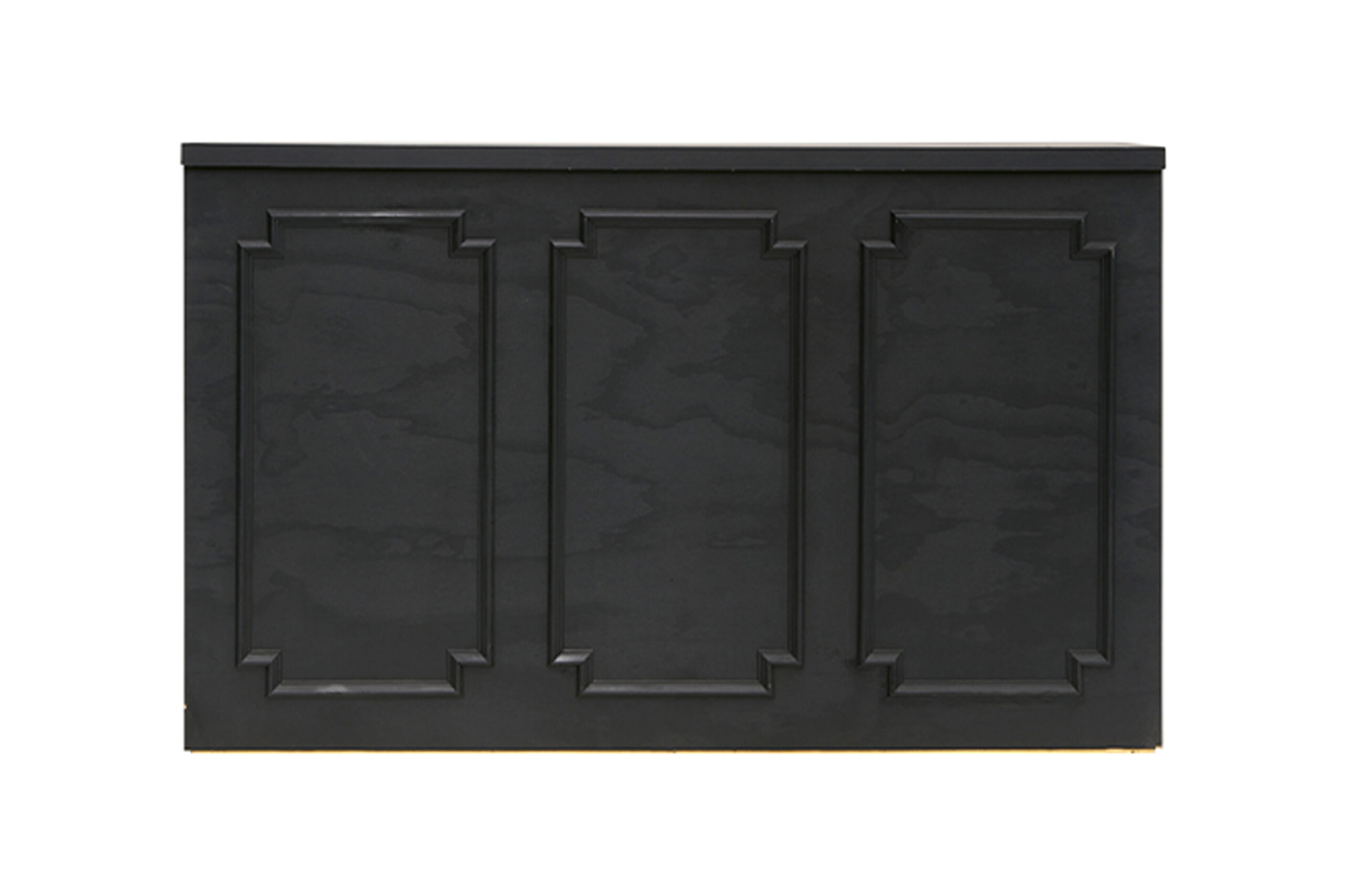 Black Wainscoting Bar (self standing) | The Event Mill