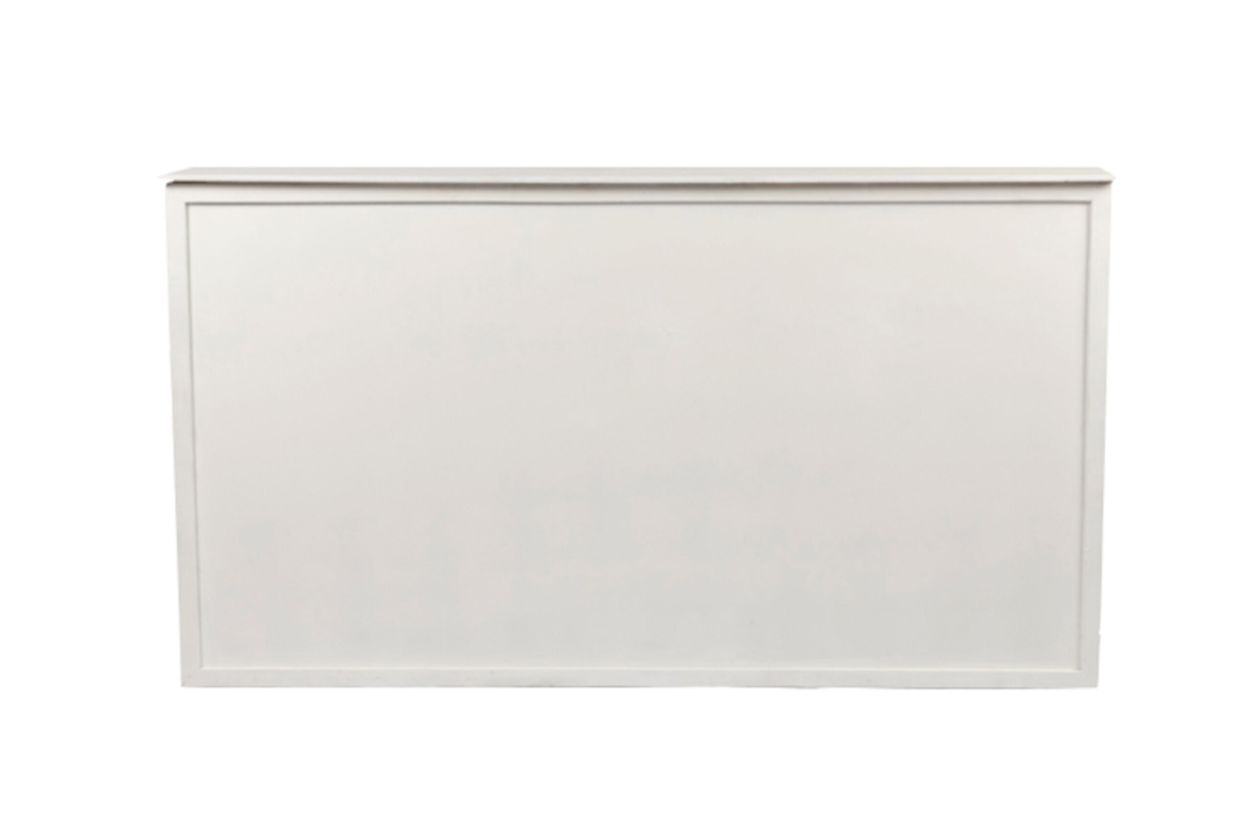 White Bar with Plain Front (self standing) | The Event Mill