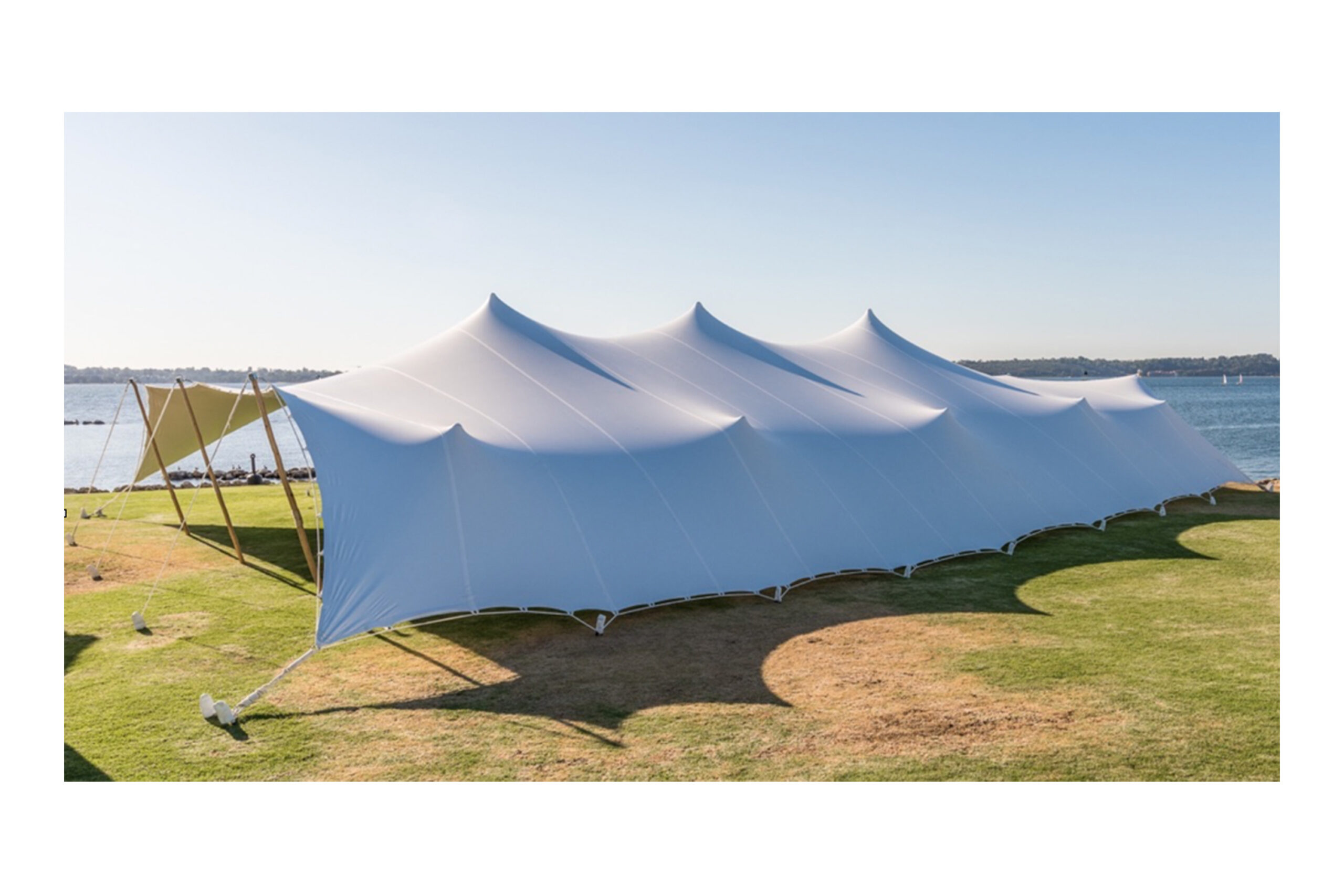 Bedouin Stretch Tent White - 20m x 15m - The Event Mill