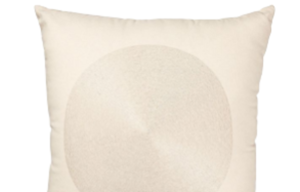 Cream Circle Design Cushion - 42cmSQ - The Event Mill