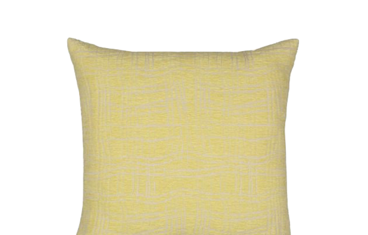 Light Yellow Lemon Cushion - 43cmSQ - The Event Mill