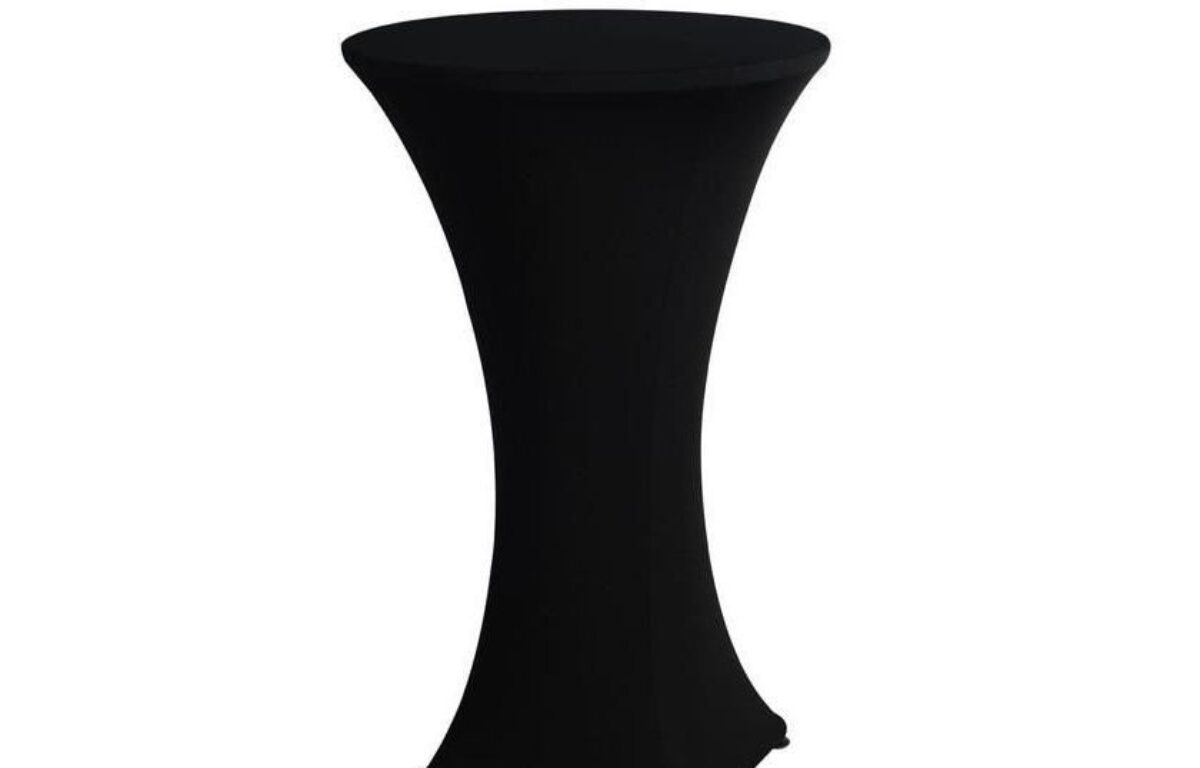 Black Lycra Dry Bar Cover - The Event Mill